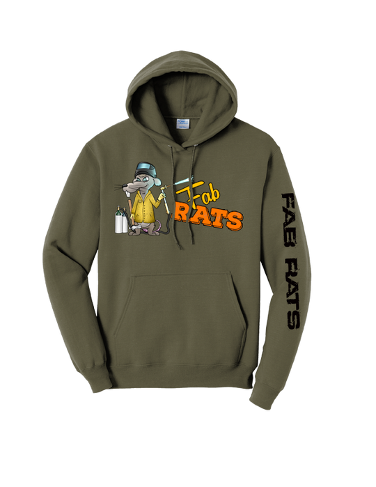 Fab Rats Original Welder Hoodie - Olive Green – The Fab Rats